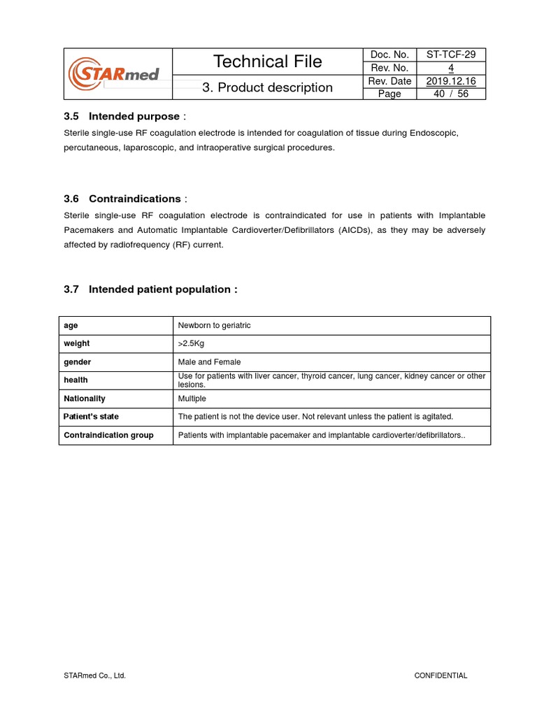 (Attachment 3) Data Sheet - ELRA Electrode | PDF | Artificial Cardiac ...