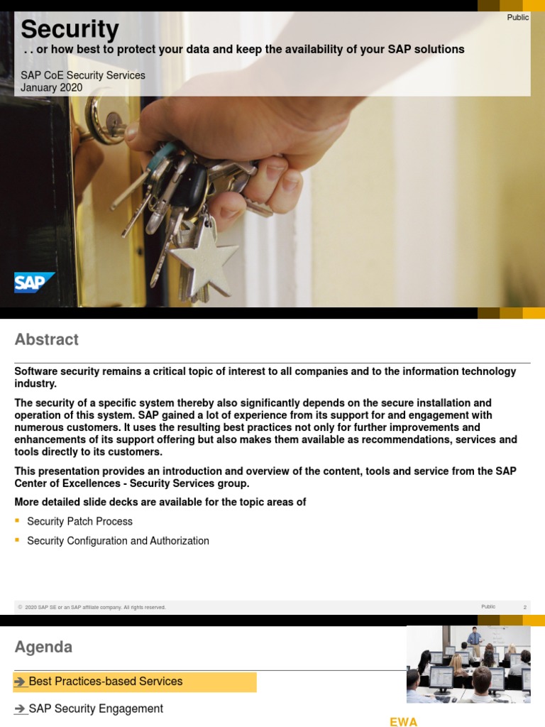 AGS Security Services | PDF | Sap Se | Computer Security