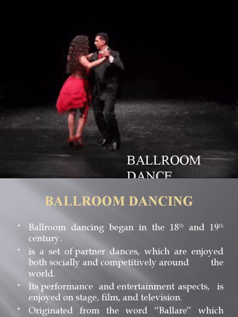 Pe Ballroom Dancing | PDF | Ballroom Dance | Dances