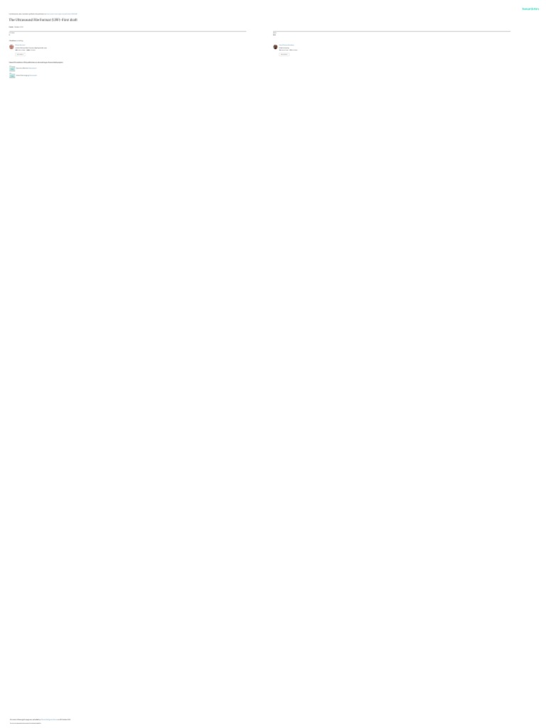 The Ultrasound File Format (UFF) - First Draft: Institut National Des ...