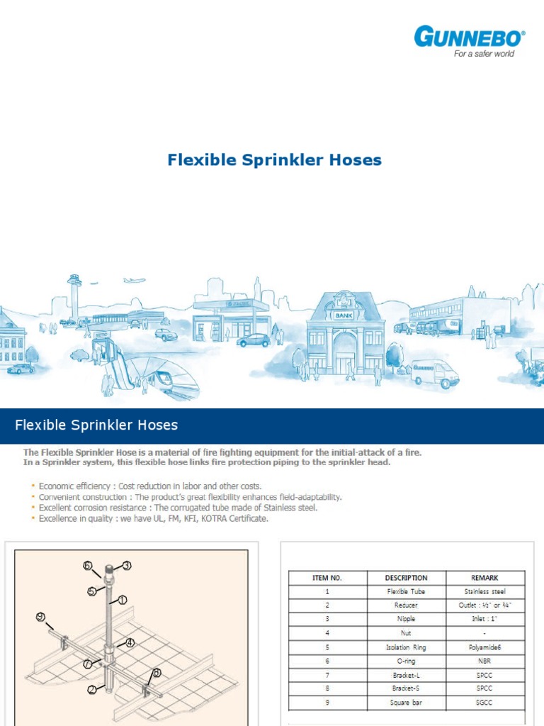 Flexible Sprinkler Hoses | PDF