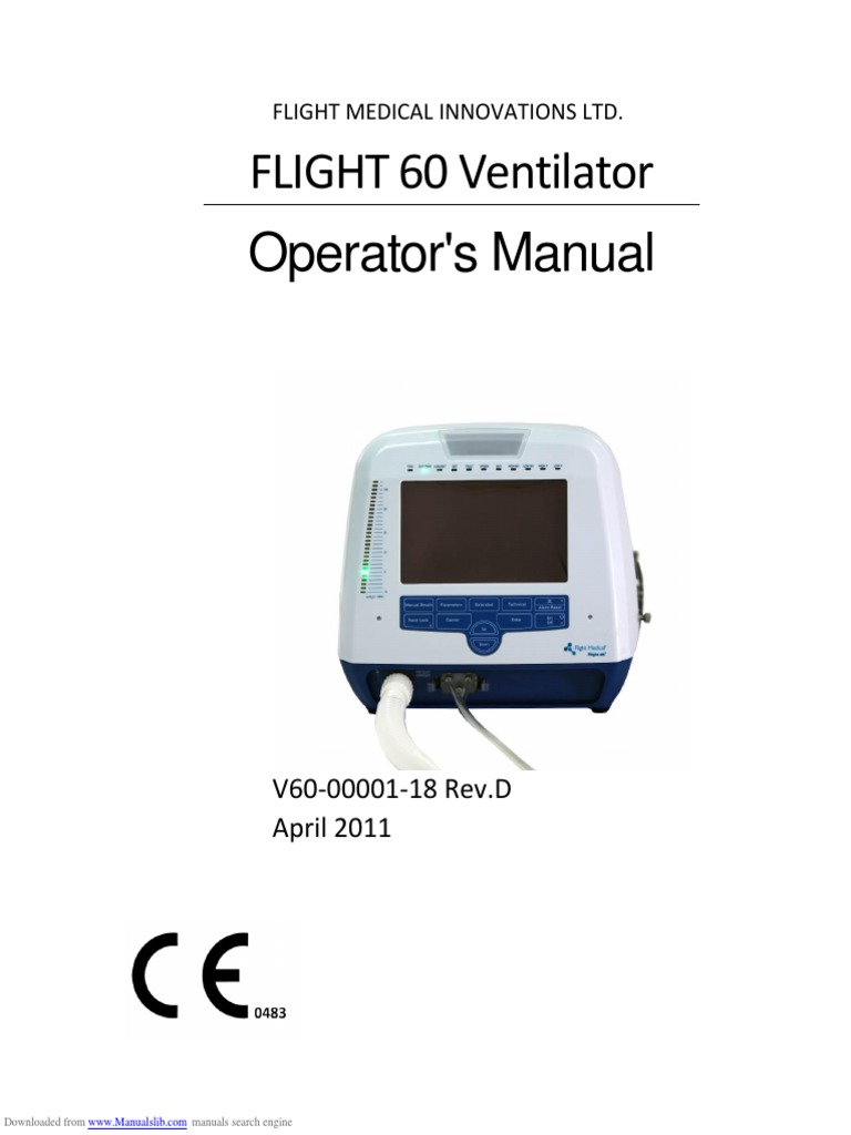 Flight 60 Ventilator Operator Manual | PDF | Electromagnetic ...