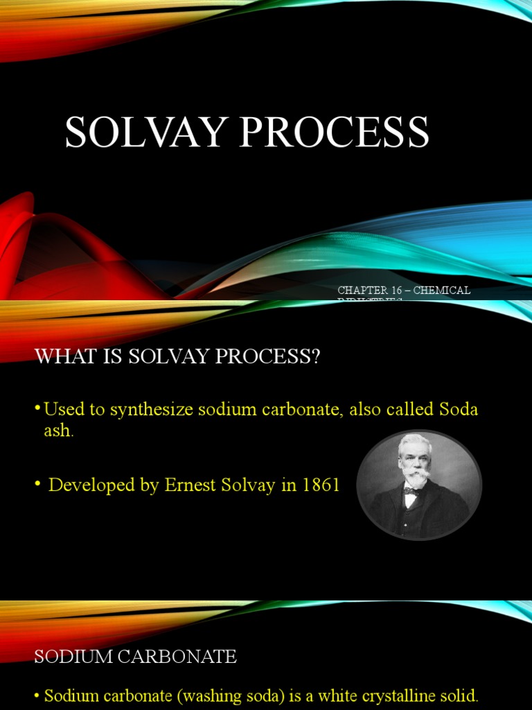 Solvay Process: Chapter 16 - Chemical Industries | PDF