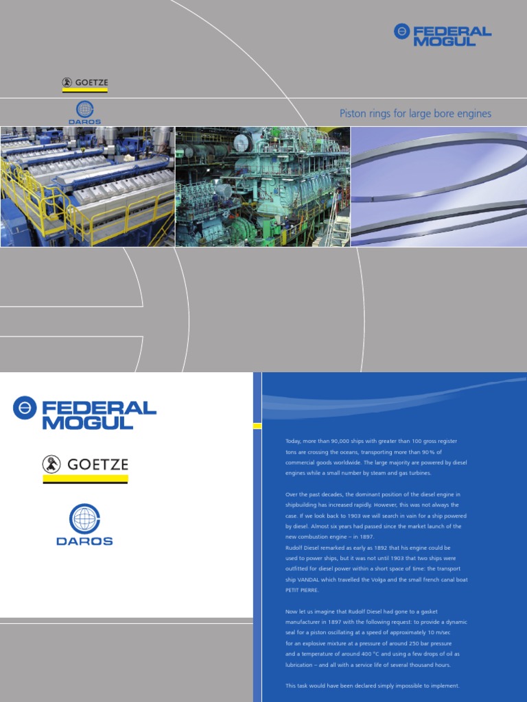 Cermet Piston Rings PDF | PDF | Piston | Diesel Engine