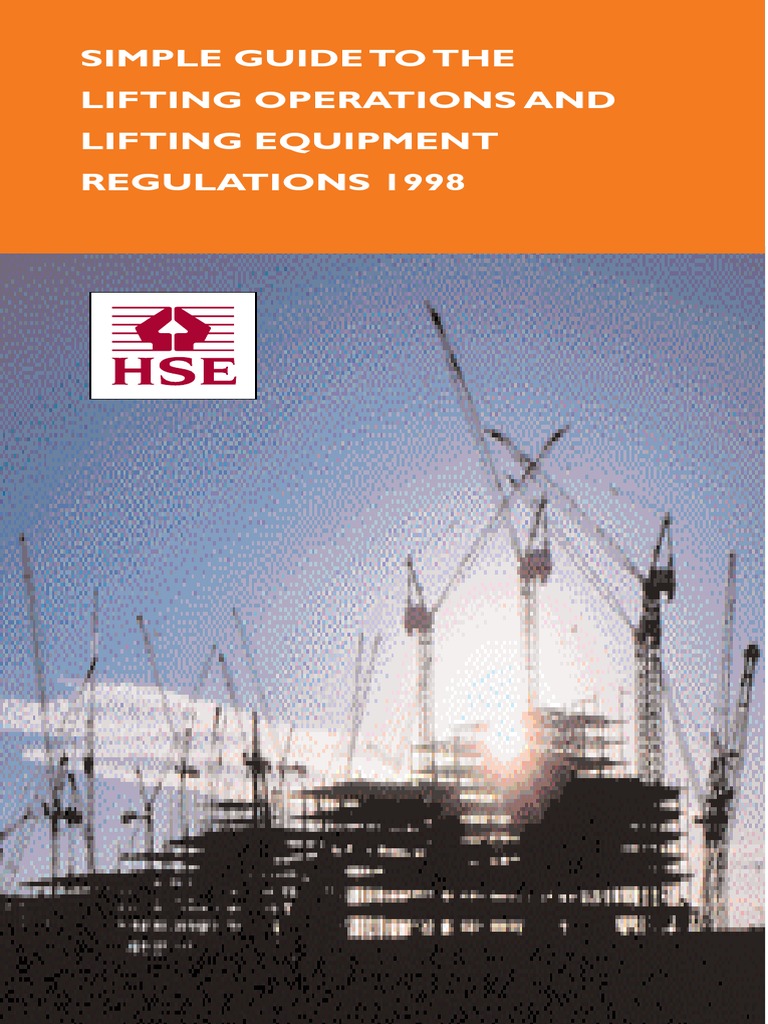 Indg290 - A Simple Guide To LOLER | PDF | Prevention | Safety