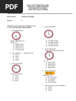 Latihan Soal Telling The Time | PDF