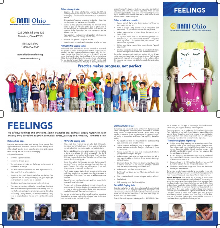 Nami Feelingsbrochure r3 | PDF | Relaxation (Psychology) | Feeling