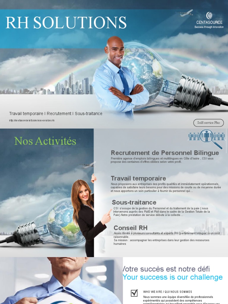 Brochure CSI - RH Solution | PDF | Gestion des ressources humaines ...