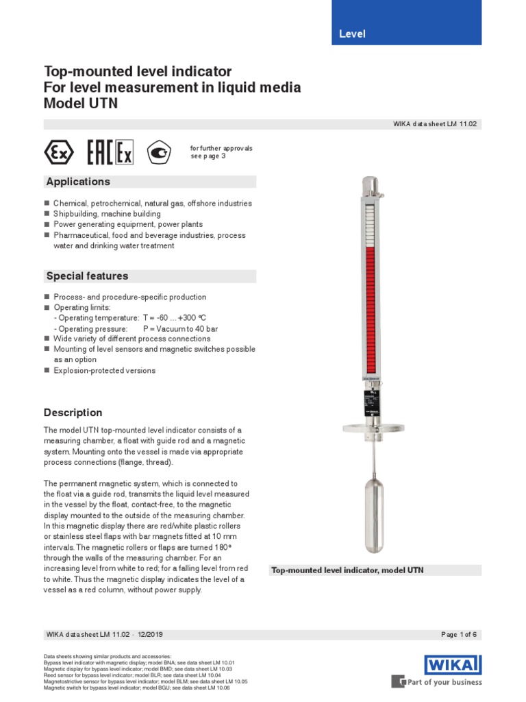Level Indicator Switch | PDF | Nature