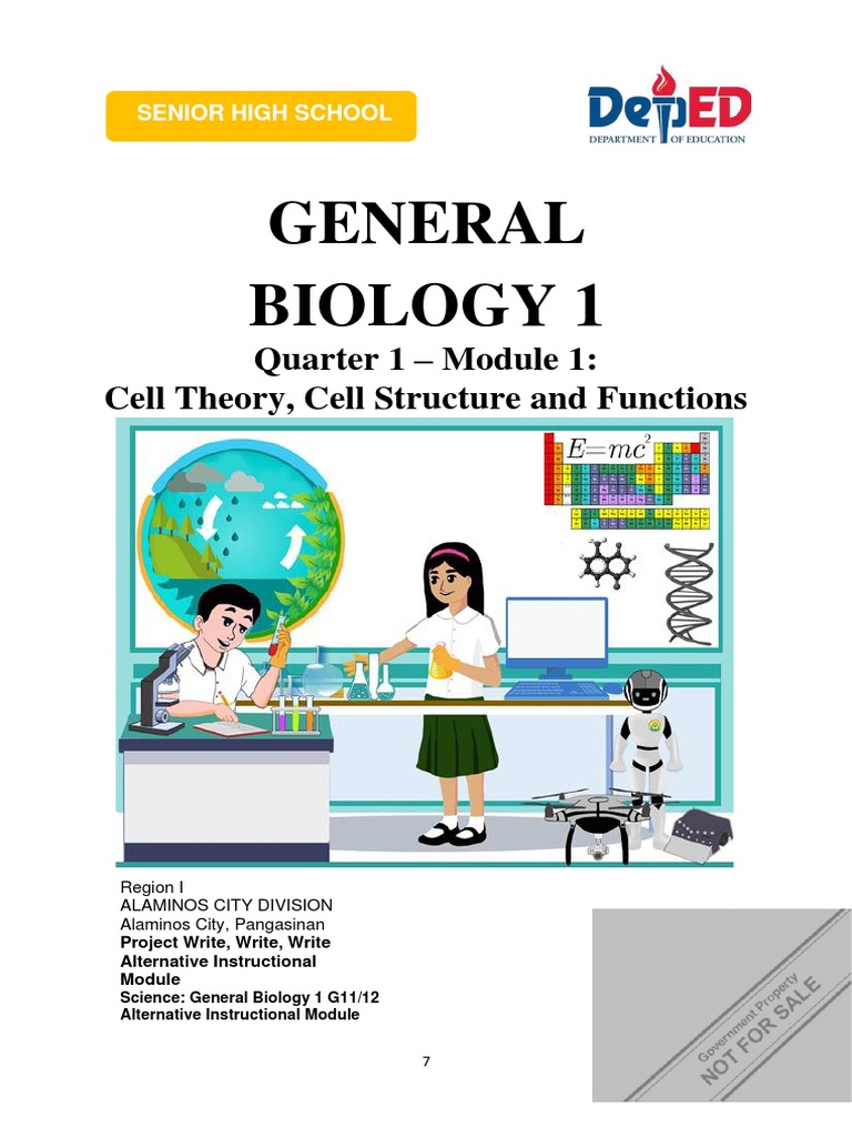 Module General Biology 1 Week 1 Final | PDF | Cell Nucleus | Cell (Biology)