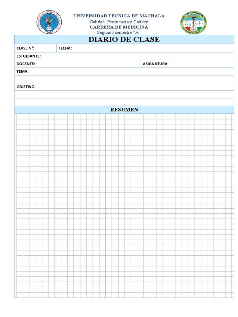 Formato de Diarios | PDF