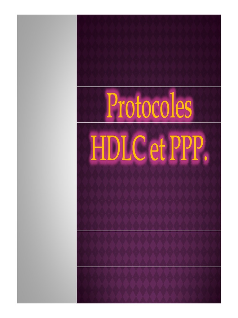 Cours #2 HDLC & PPP PDF | PDF | Protocoles Internet | Standards Internet