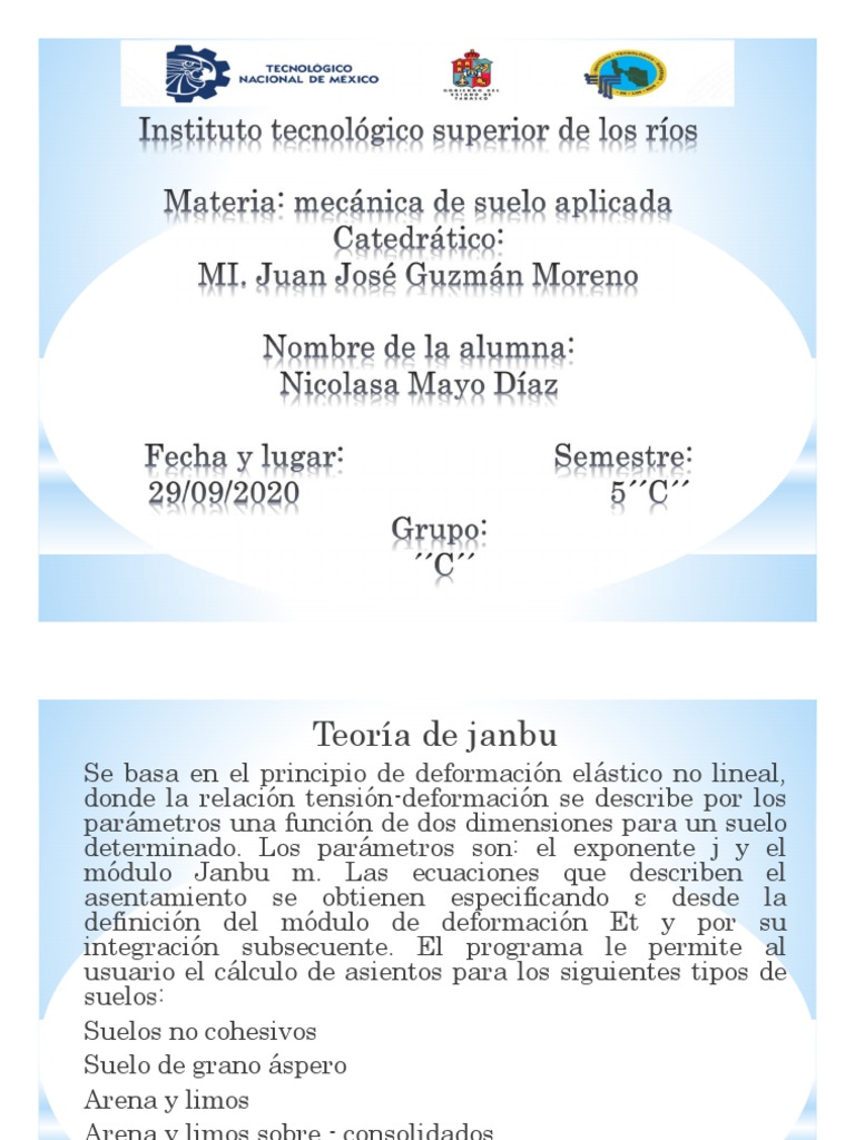 Teoria de Janbu - Compressed | PDF | Elasticidad (Física) | Estrés ...