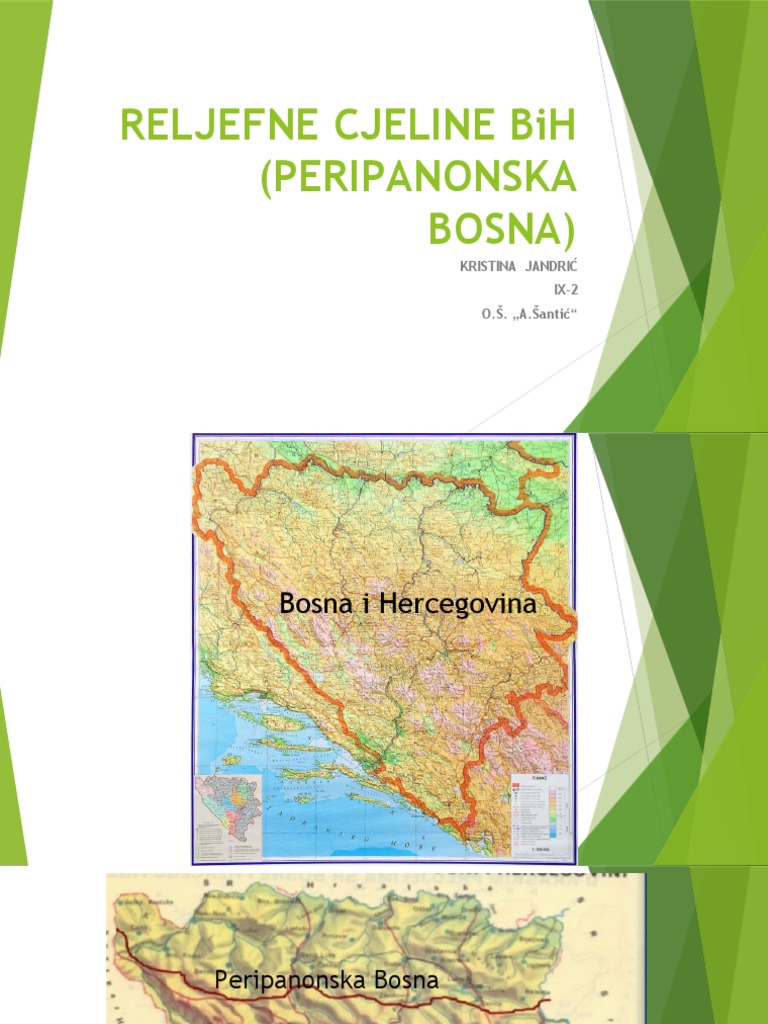 Reljefne Cjeline Bih | PDF