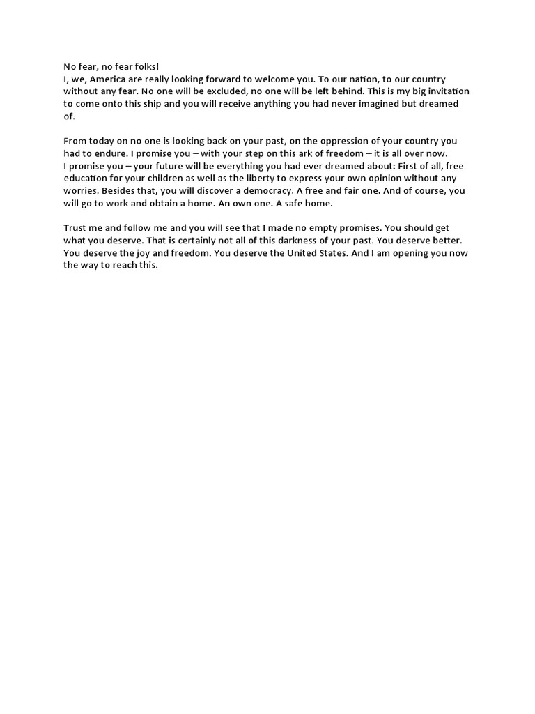 Uncle Sam Speech | PDF