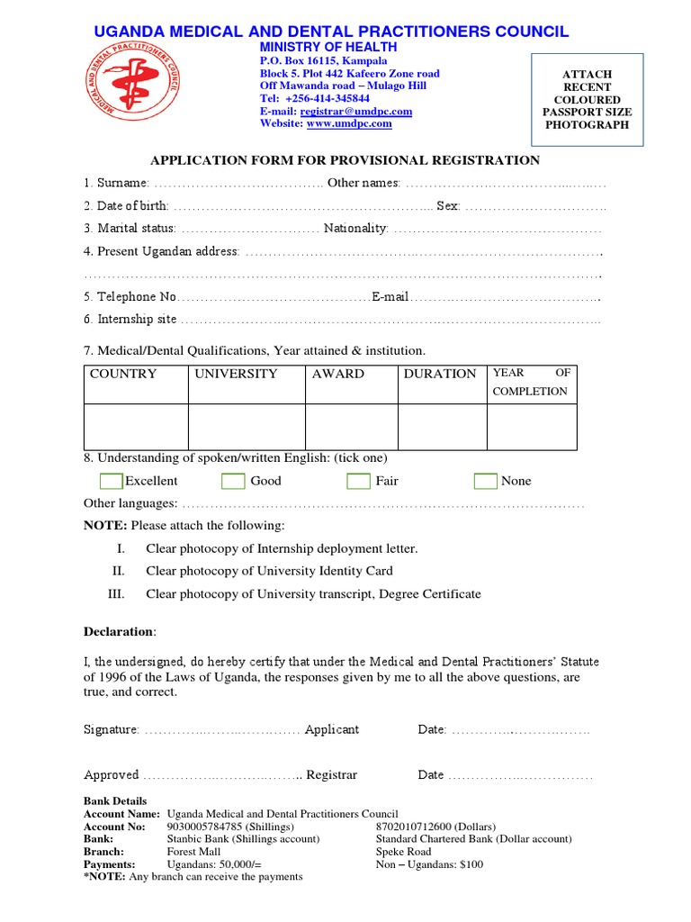 Provisional Registration Form | PDF | Business