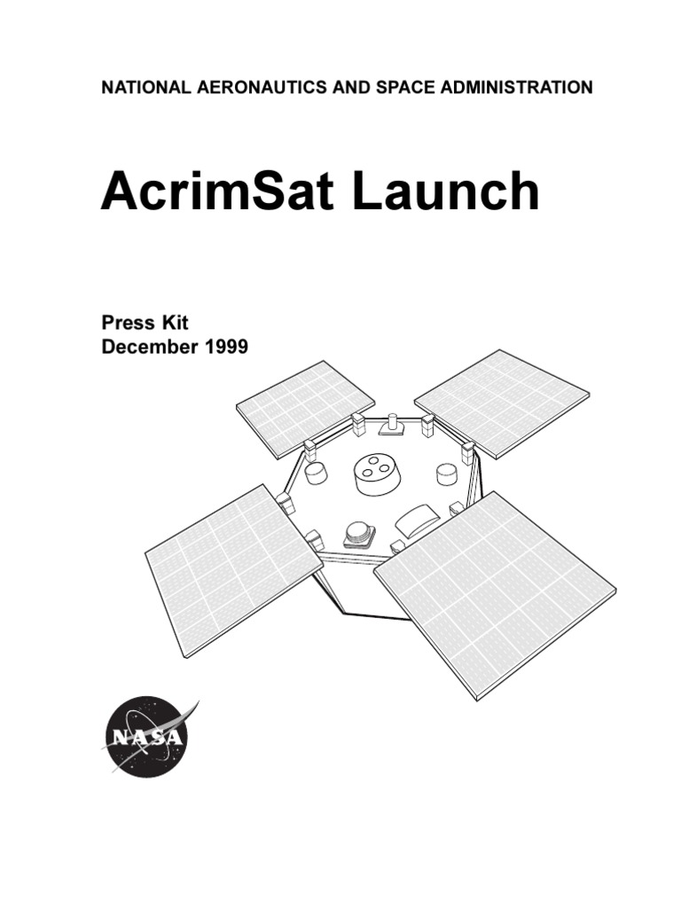 AcrimSat Launch Press Kit | PDF | Sun | Global Warming
