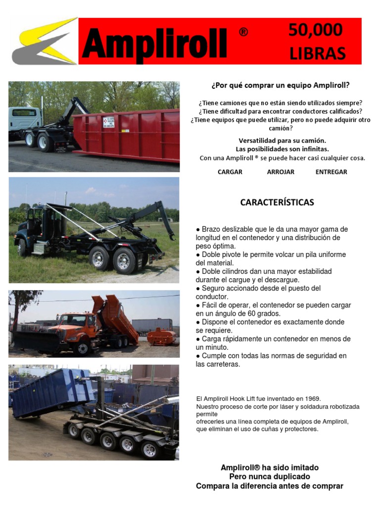 AMPLIROLL AL160-1700-20 - AL160-1900-20 y 22 50.000 Lbs PDF | PDF ...