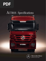 Mercedes-Benz Truck Specifications | PDF | Truck | Manual Transmission