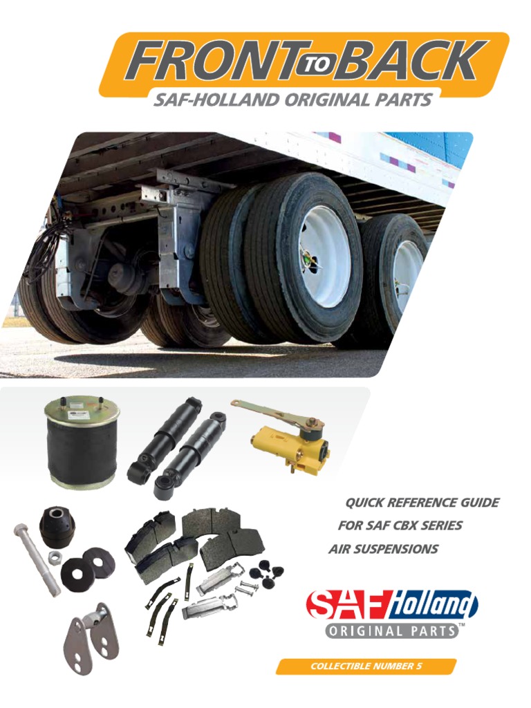 Quick Reference Guide For Saf CBX Series Air Suspensions: Collectible Number 5 | PDF | Axle ...