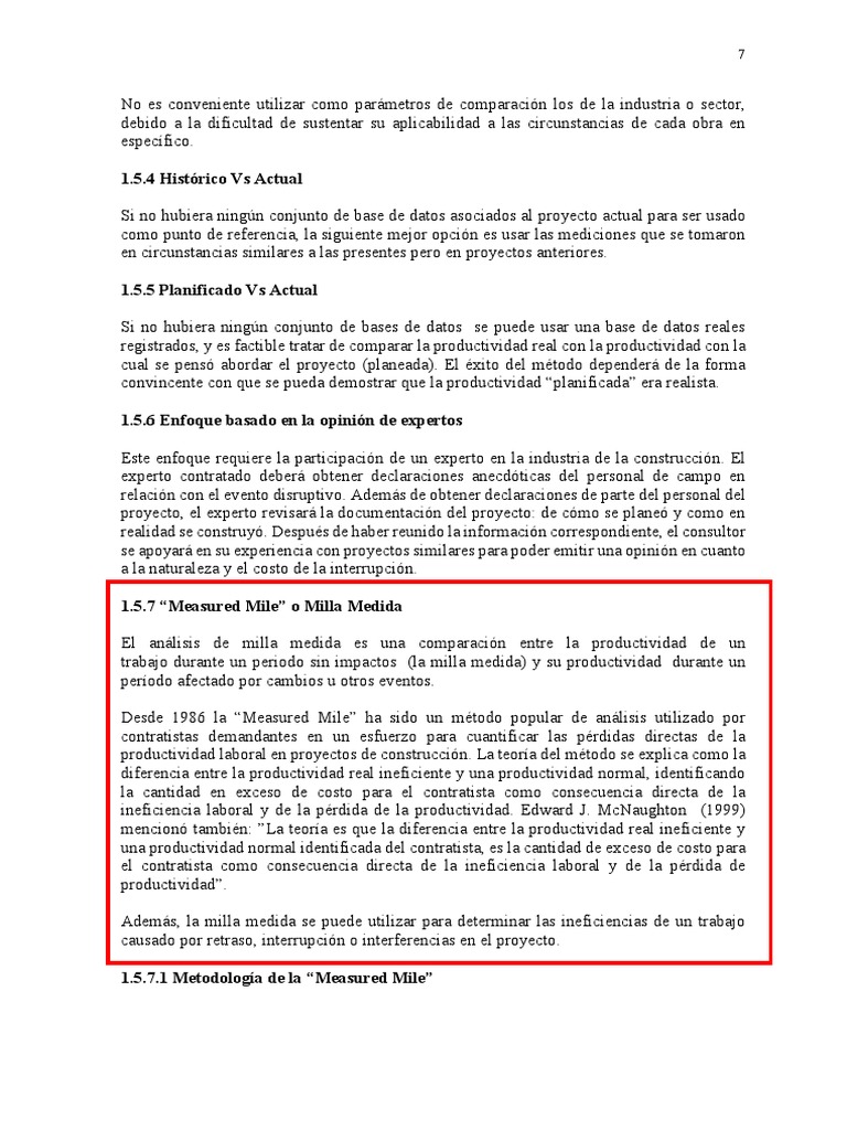 Definición Milla Medida PDF | PDF | Teoría | Bases de datos