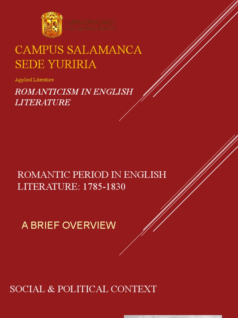 Romanticism in English Literature | PDF | John Keats | Lord Byron