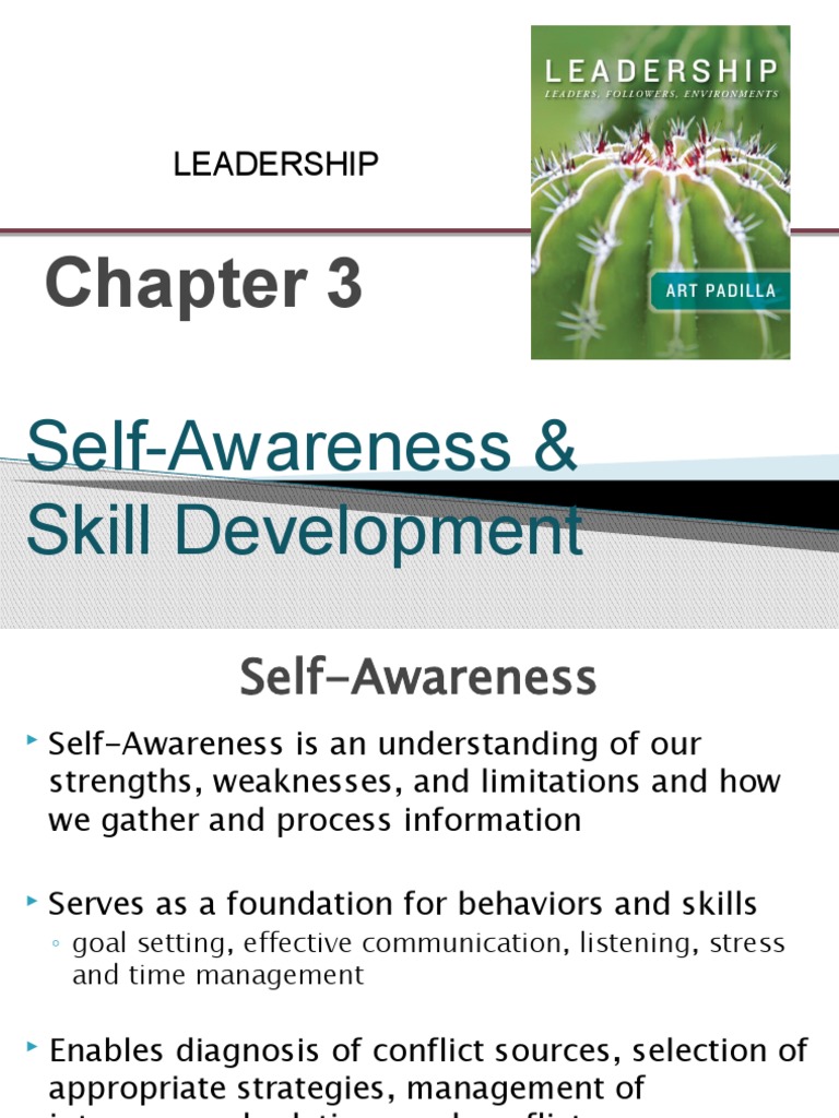 Chapter 3 Self Awareness | PDF | Self Awareness | Interpersonal ...