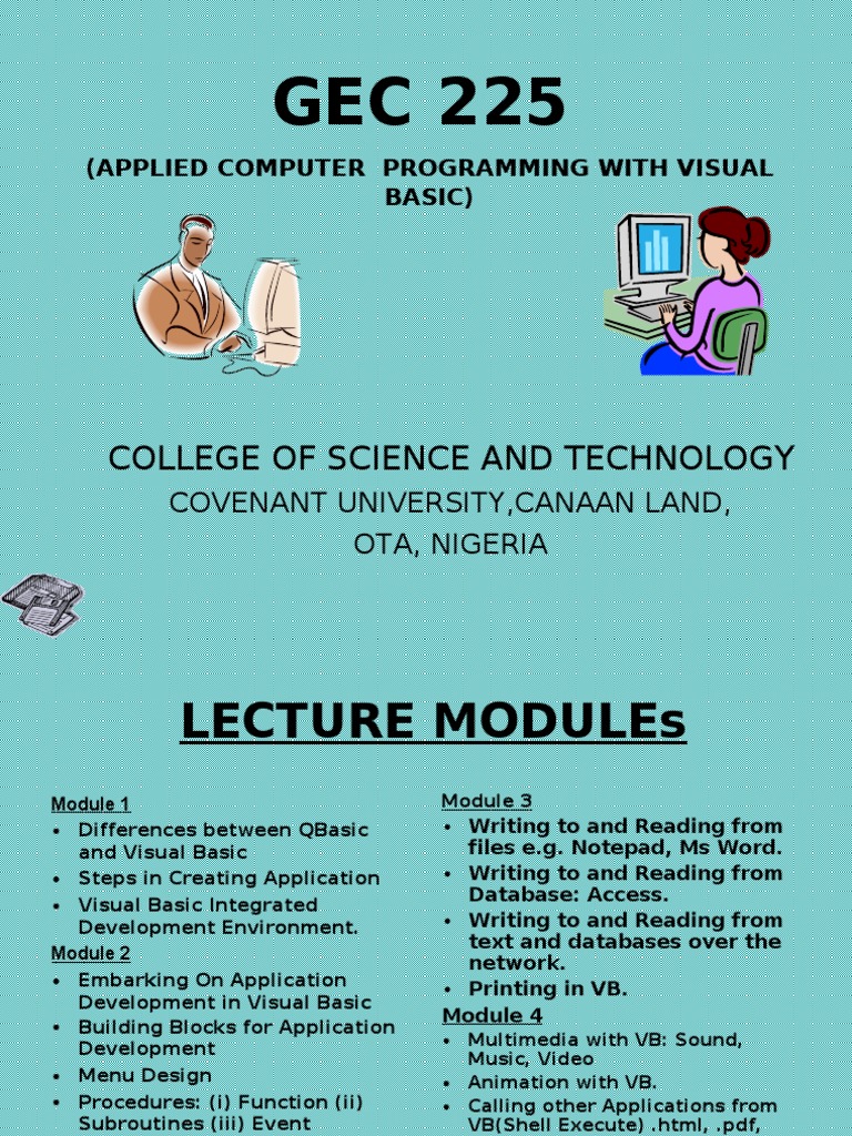 College of Science and Technology: Covenant University, Canaan Land ...