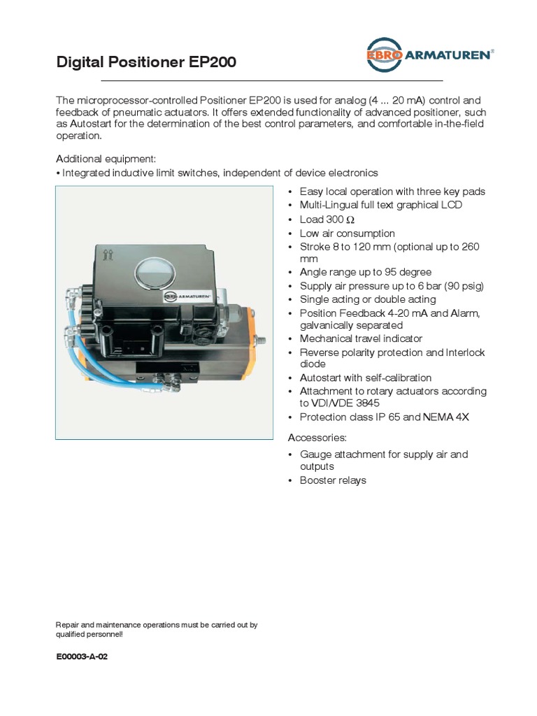 Manual EP200 en | PDF