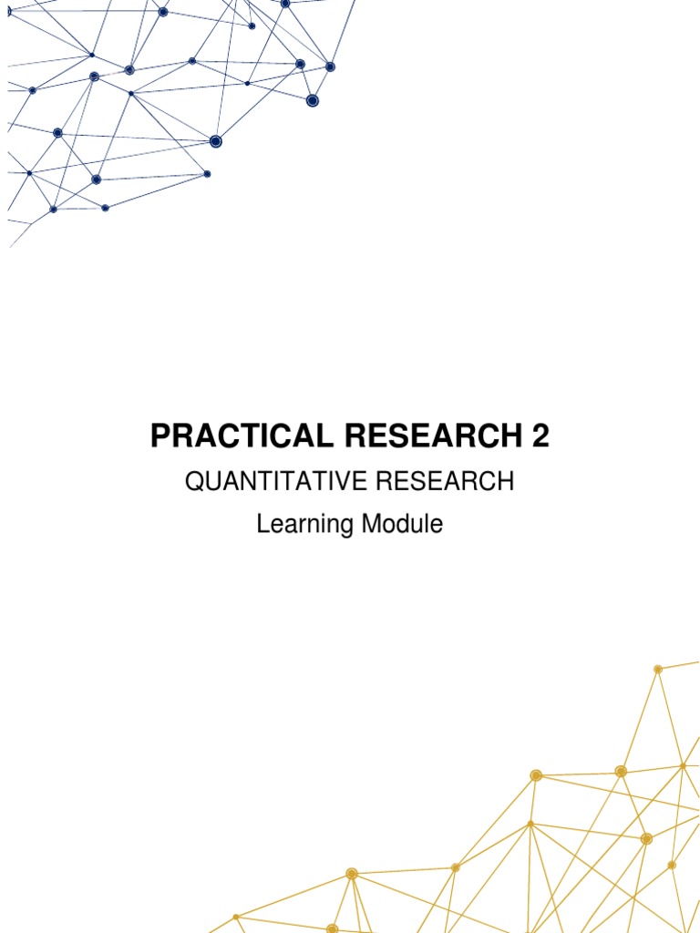 Practical Research 2 | PDF | Quantitative Research | Dependent And ...