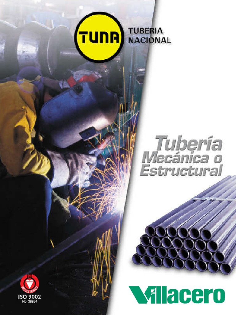 Tubería Estructural TUNA: Calidad y Medidas | PDF | Rieles | Metales de ...