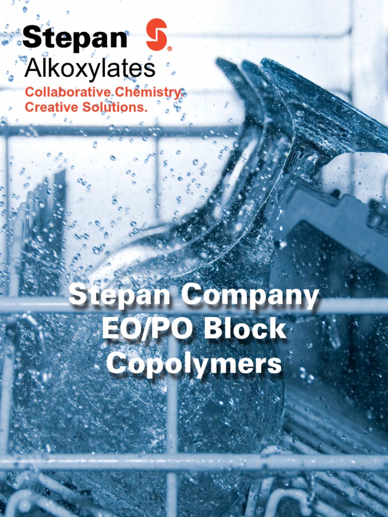 Manual Copolimeros de Bloque Series L y R-Stepan | PDF | Polyethylene ...