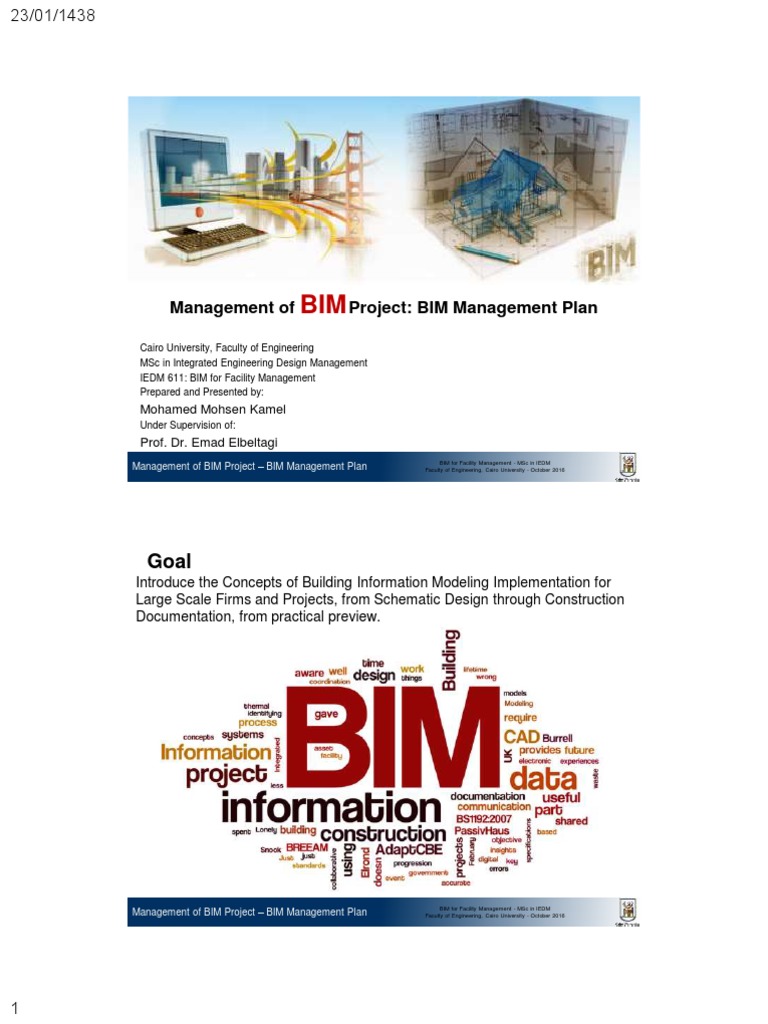 Fac 3 BIM Management Plan PDF | PDF | Building Information Modeling ...