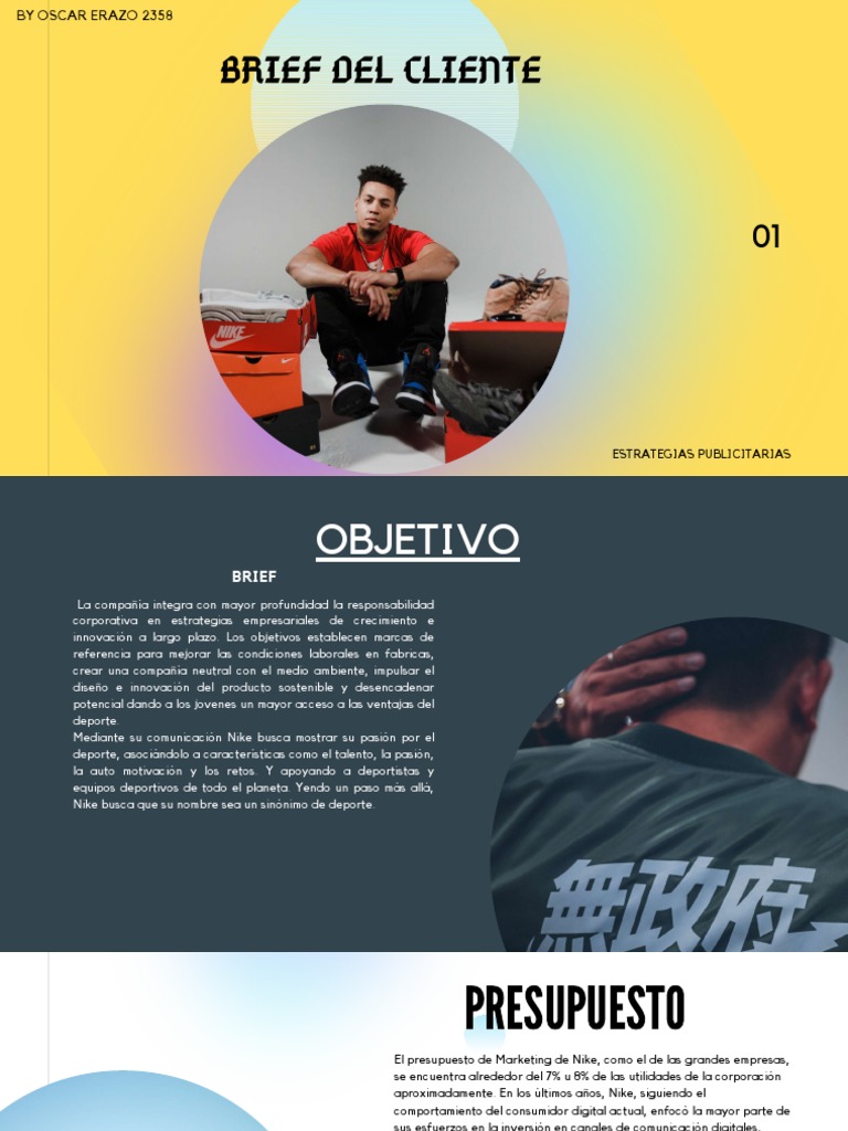 Brief de Un Cliente Estructura | PDF | Nike | Economias