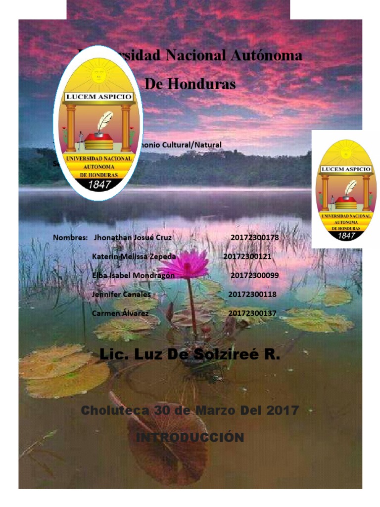 Investigación sobre Patrimonio Cultural | PDF | El Salvador | Honduras