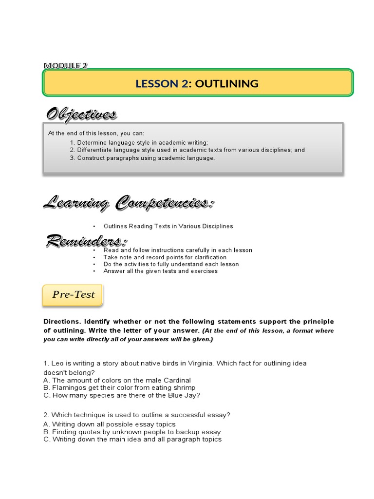 Eapp Module 2 Lesson 2 | PDF | Cognition | Psychological Concepts