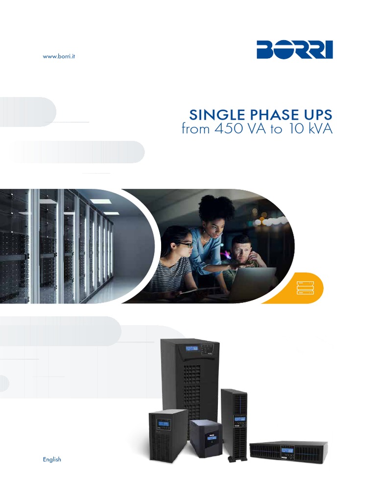 Borri Single Phase UPS Solutions | PDF | Computer Engineering ...