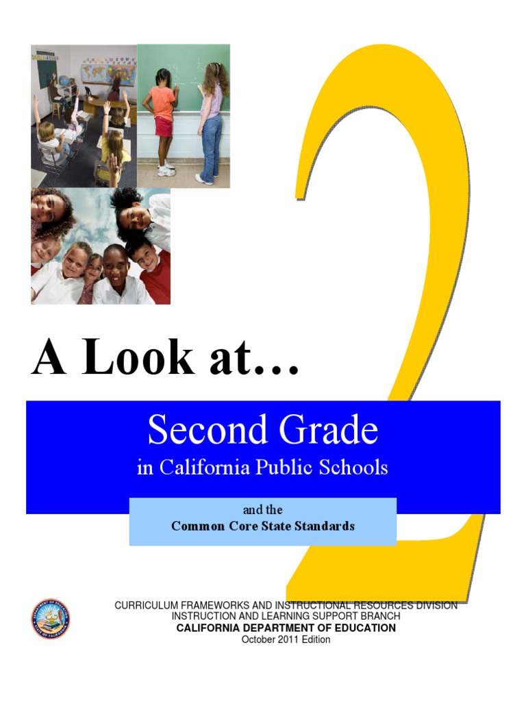 Second Grade Curriculum in California | PDF | Reading Comprehension ...