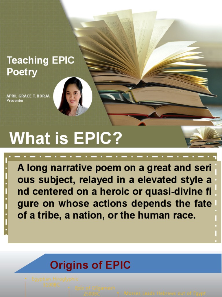 The Teaching of Epic Poetry | PDF | Epic Poetry | Hero