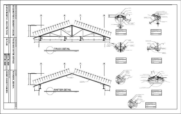 Truss and Rafter Details | PDF | Mechanical Engineering | Structural ...