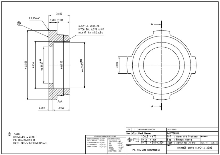 Hammer Union 8-0.5 - 4 Acme | PDF | Teaching Mathematics