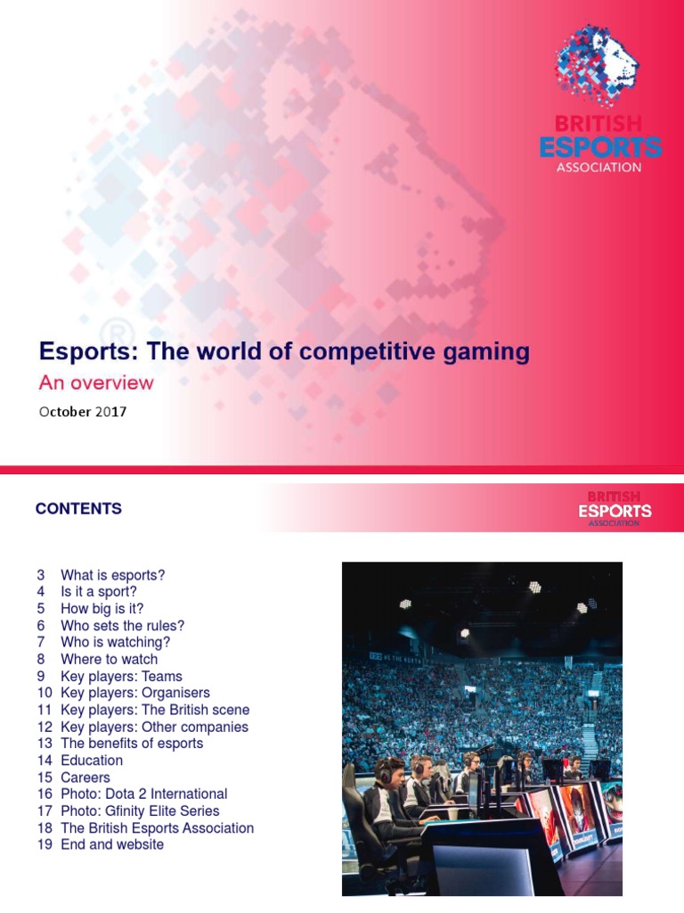 Esports: The World of Competitive Gaming: An Overview | PDF | Sports ...
