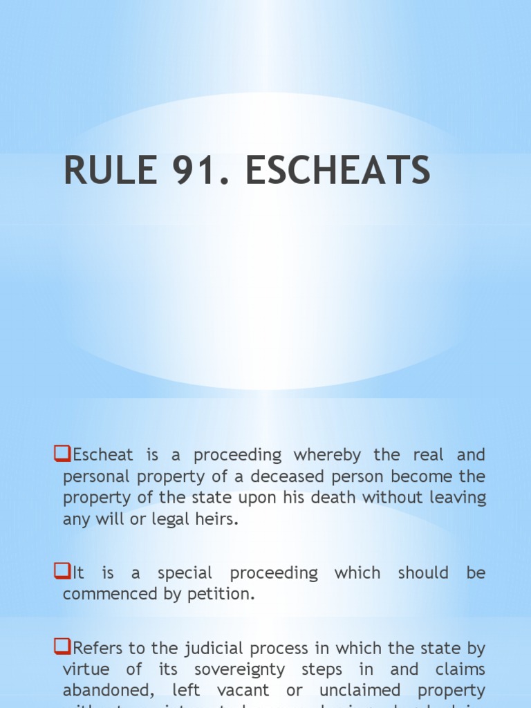 Estates Without Owners: A Comprehensive Guide to Escheat, Unclaimed ...