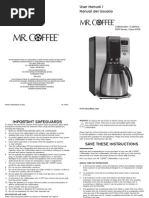 Mr. Coffee Mrs. Tea Maker Instructions | PDF | Tea | Nature