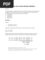 Bank Soal SPLDV | PDF