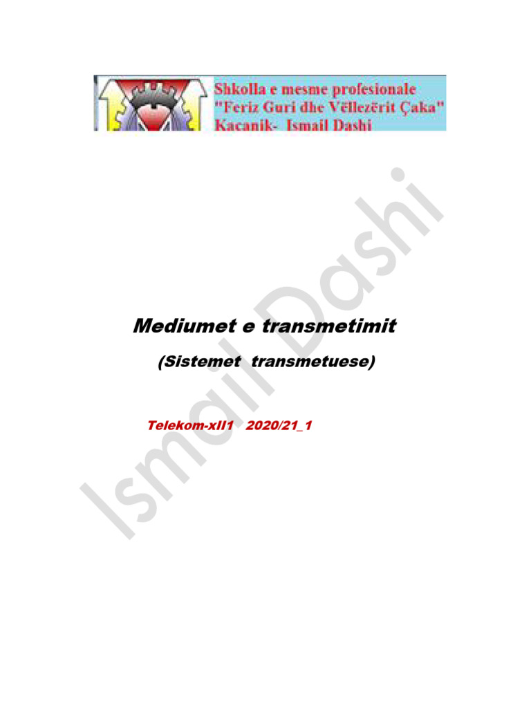 Mediumet Transmetuese Me Tela | PDF