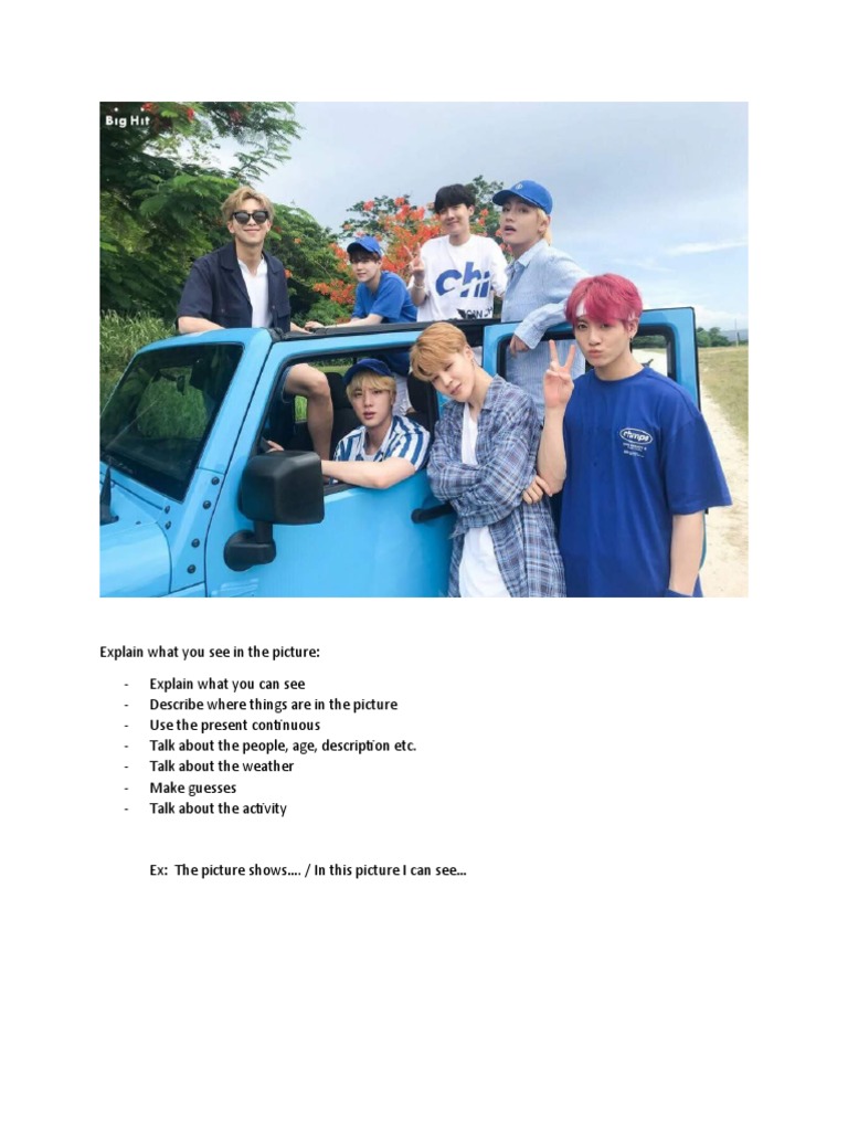 Explain What You See in The Picture | PDF | Language Arts & Discipline ...