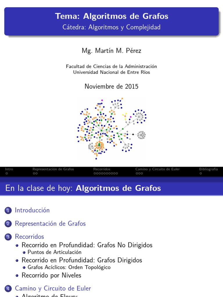 Algoritmos de Grafos | PDF | Teoría de grafos | Matemáticas Aplicadas