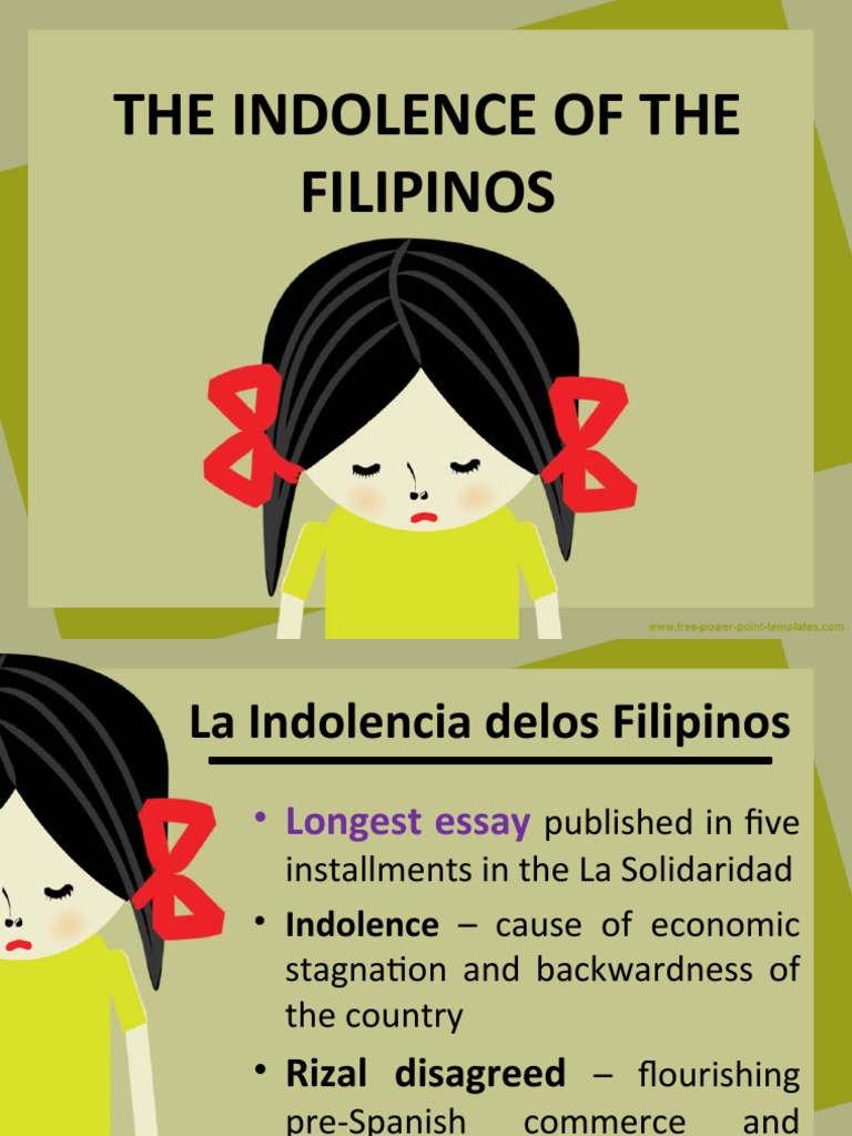 The Indolence of The Filipinos | PDF | Politics | History