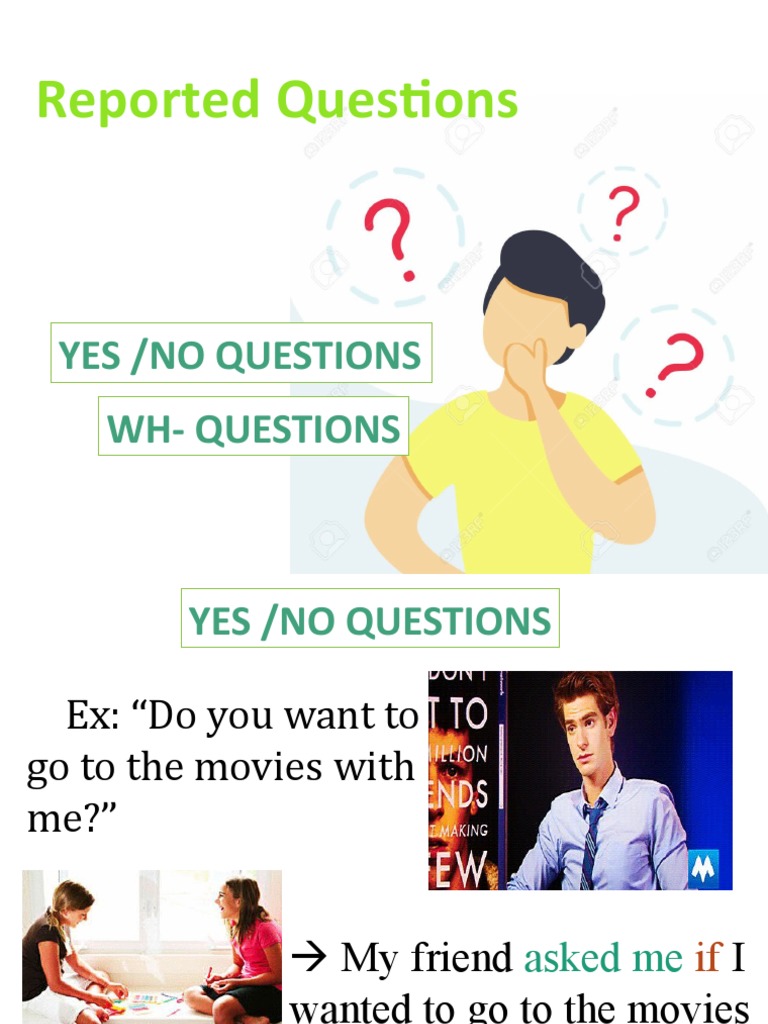 Reported Speech - Questions | PDF | Question | Verb